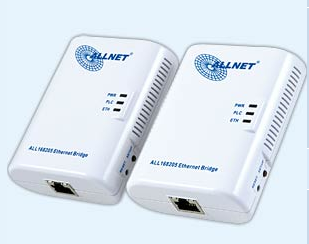 [REICHELT.DE] Allnet AL168205K Home Plug 200Mbit/s Powerlan-Kit (2 ...