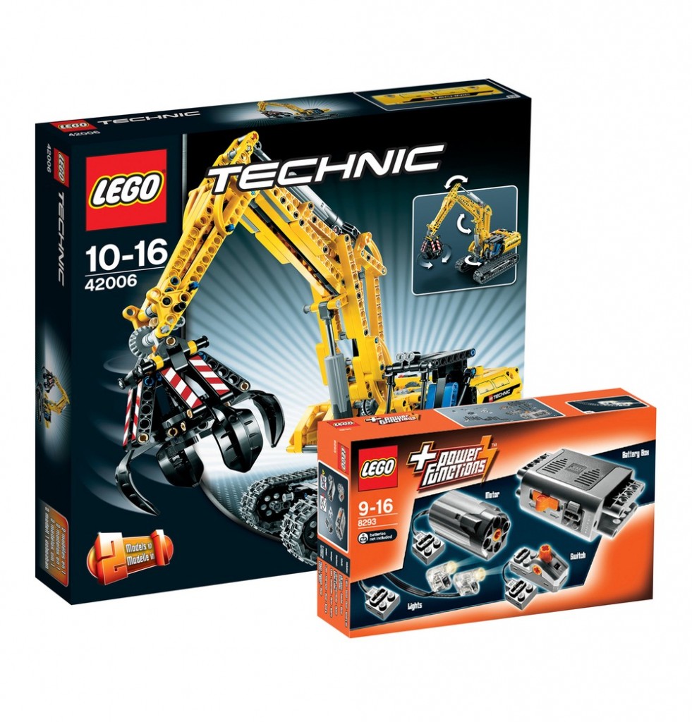 [GALERIA KAUFHOF] Lego Technic Raupenbagger 42006 & Power Functions ...