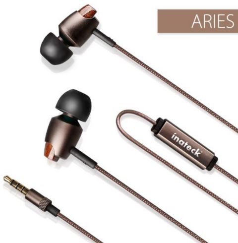 Inateck Aries In-Ear HiFi- Kopfhörer mit Mikrofon, Headset mit ...