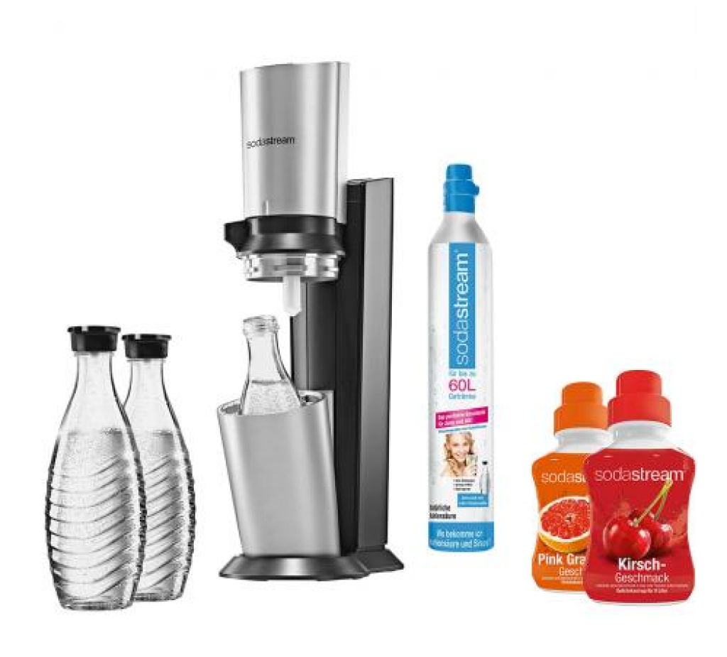 SodaStream Crystal Pack inkl. 3 Karaffen à 0,6 Liter für nur 99,- Euro ...