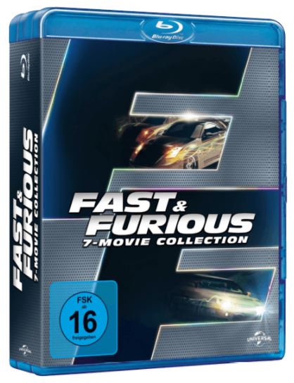 Fast & Furious - 7 Movie Collection [Blu-ray] für nur 19,99 Euro inkl ...