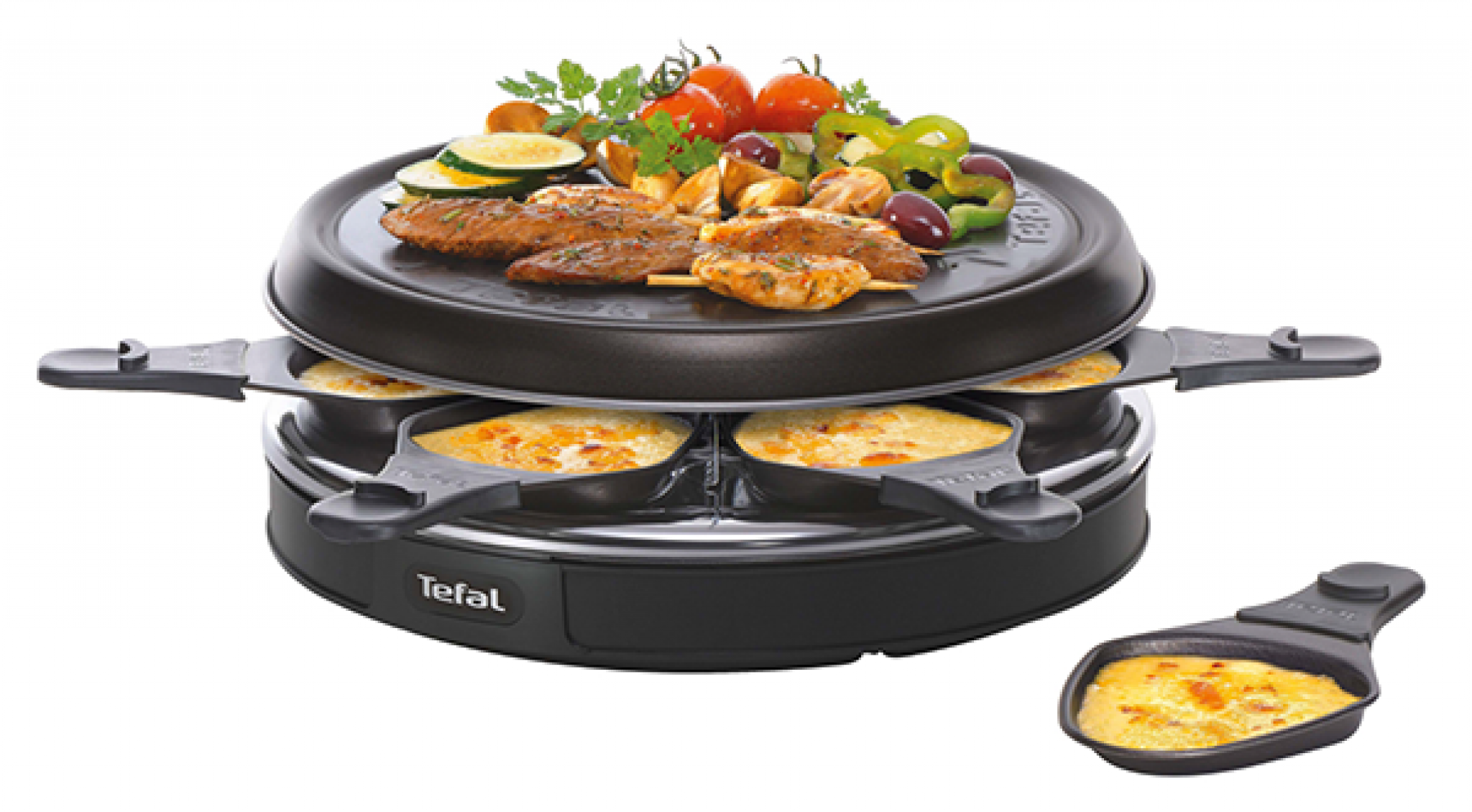 Tefal RE 1228 Raclette Set mit 6 Pfännchen für nur 49,- Euro inkl ...