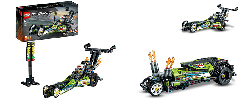 LEGO 42103 Technic Dragster Rennauto (2 in 1) für nur 13,64 Euro - Snipz.de