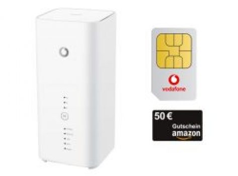 Huawei GigaCube Cat19 Router mit Vodafone Giga Cube Flex Tarif und 50 ...