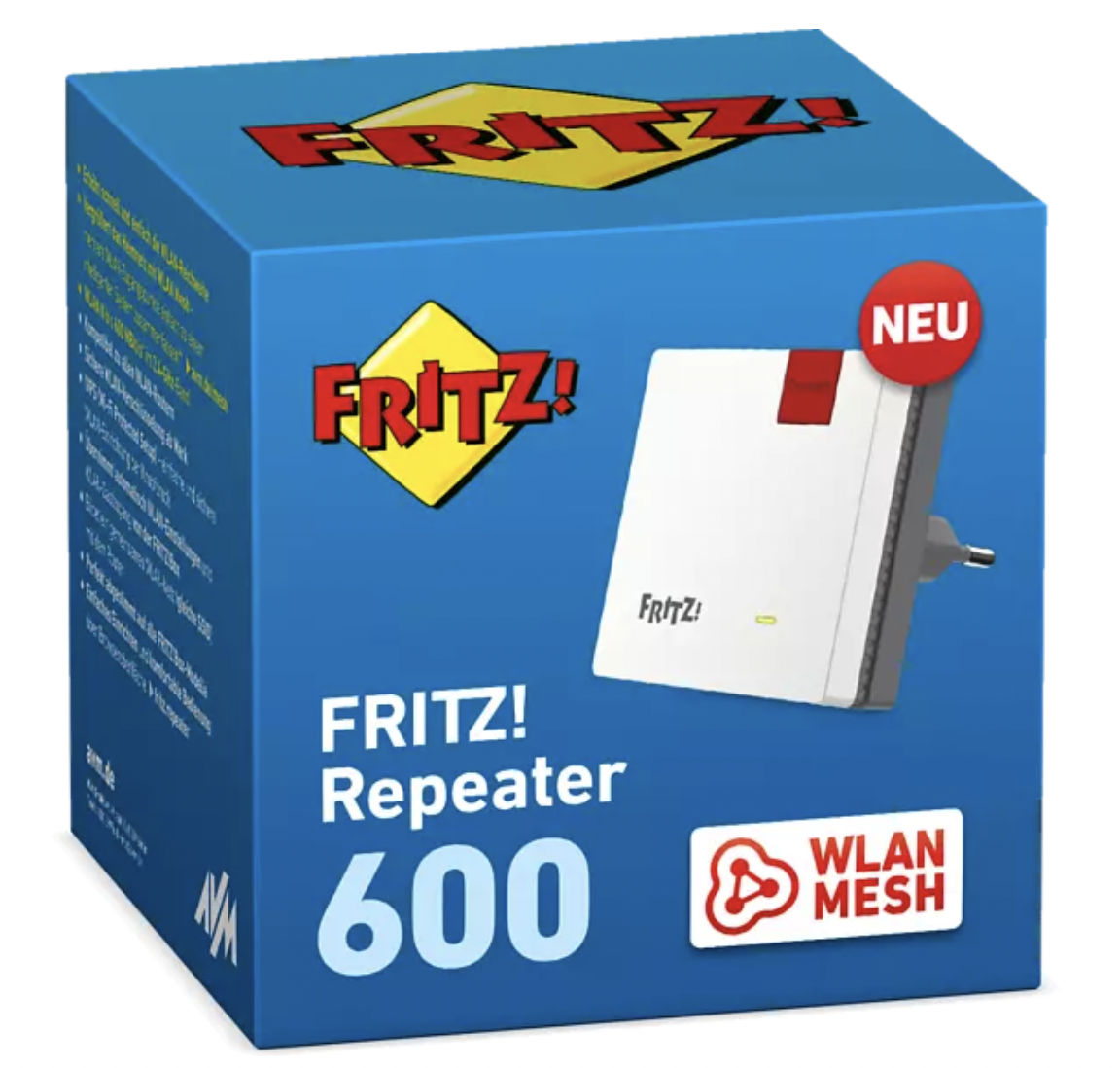 AVM FRITZ!Repeater 600 WLAN Mesh Repeater für nur 33€ - Snipz.de