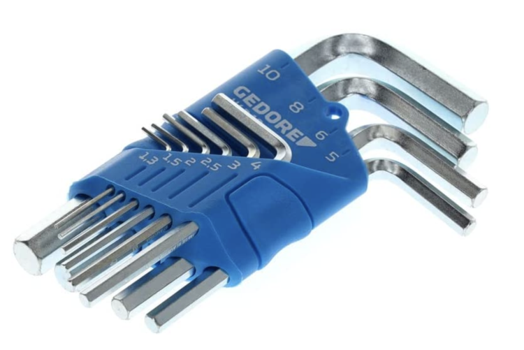 Gedore 1505408 Inbus-Schlüsselsatz 1,5 - 10mm für 12,48€ - Snipz.de