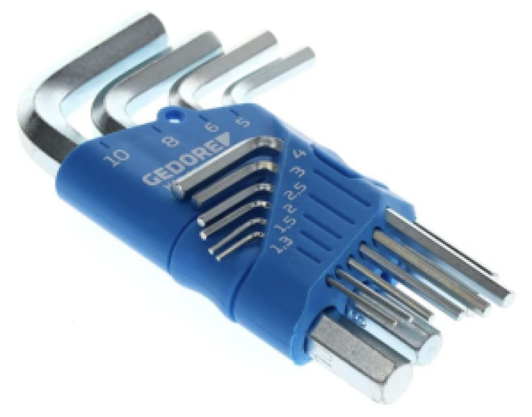 Gedore 1505408 Inbus-Schlüsselsatz 1,5 - 10mm für 12,48€ - Snipz.de