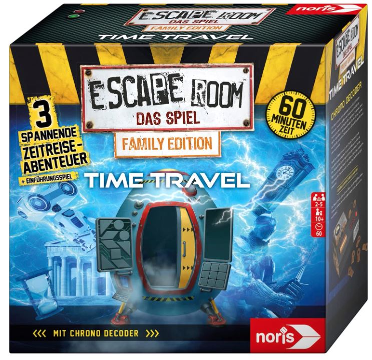 Noris 606101968 Escape Room Time Travel (Family Edition) + 3 Fälle und ...