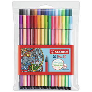 30er Pack STABILO Pen 68 Premium-Filzstifte für nur 17,09€ (statt 21,83 ...