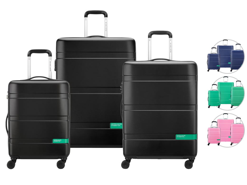 Top! 3-teiliges Delsey Now Hardside Trolley-Set für nur 158,90€ statt ...